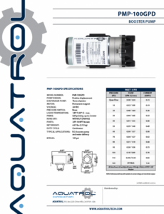Booster Pump – Aquatrol